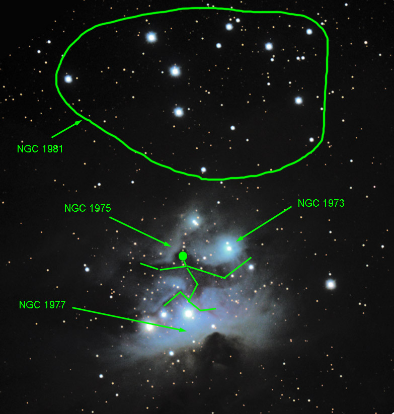 The Running Man Nebula · Suburban Backyard Astro Sights